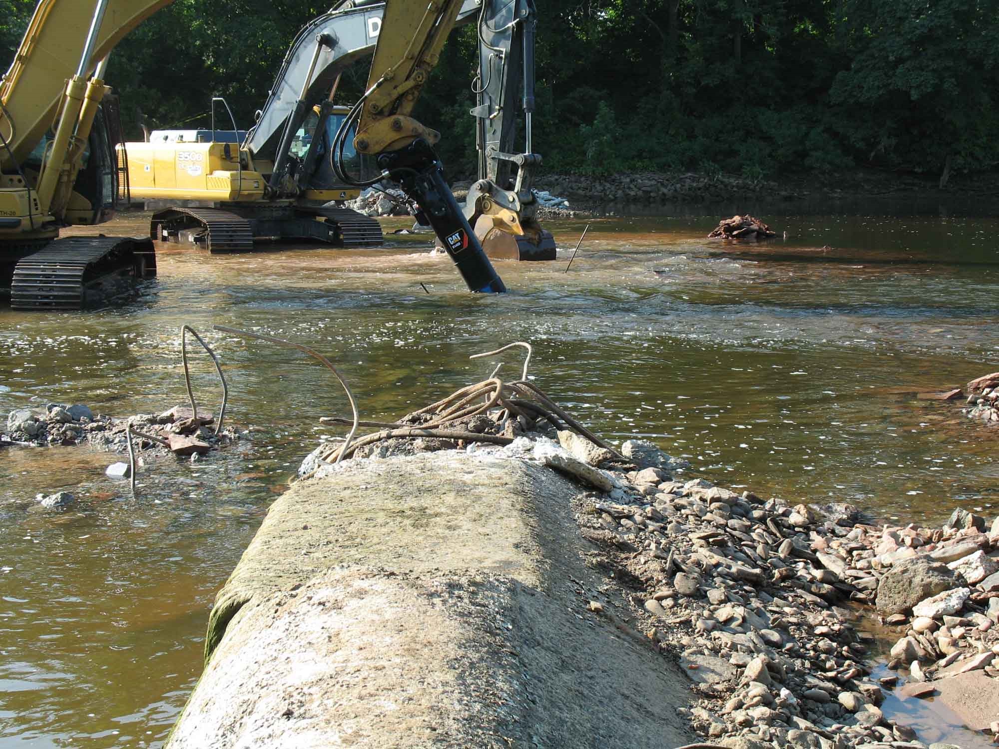 Removing the Calco Dam | Lower Raritan Watershed Partnership